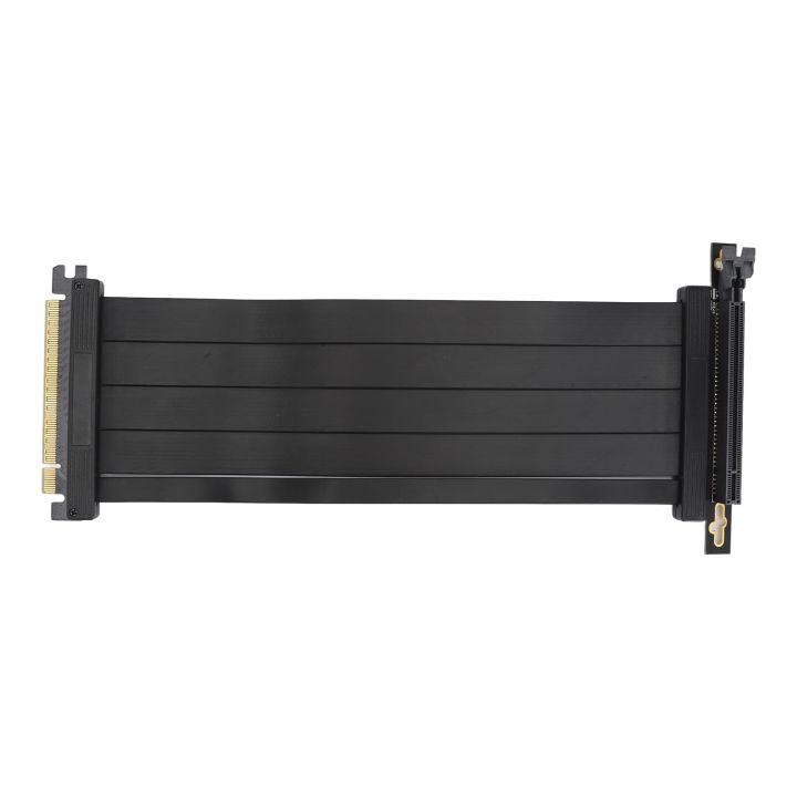 PCIE4.0 X16 Riser Cable 9.8in Length Right Angle High Speed Vertical ...
