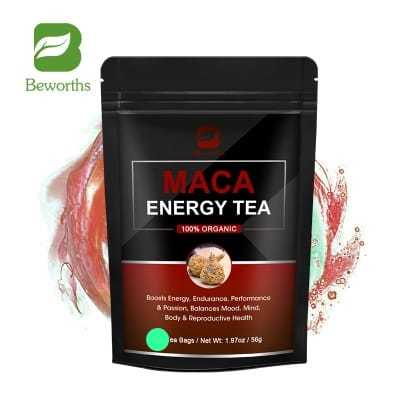 7 days BEWORTHS Maca Energy Tea Organic Boost Energy Endurance Enhance ...