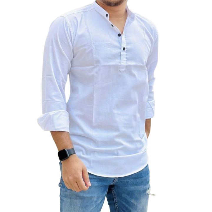 Trendy Men's White Color Formal Katua | Fatua for Men - Comfortable to ...