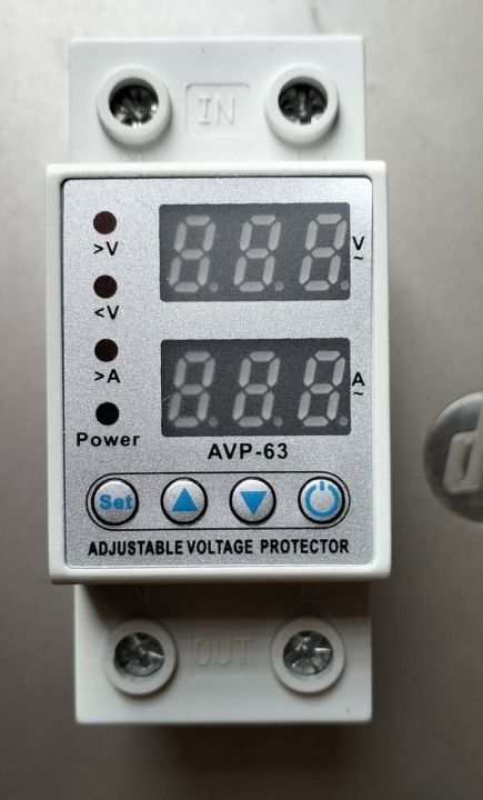 Home Safety 40A 63A 100A 220V Adjustable Voltage protector switch over ...