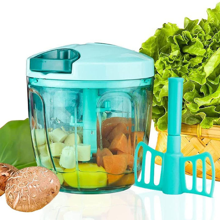 Big Handy Chopper Large Capacity Multi Function Vegetable Cutter Hand ...