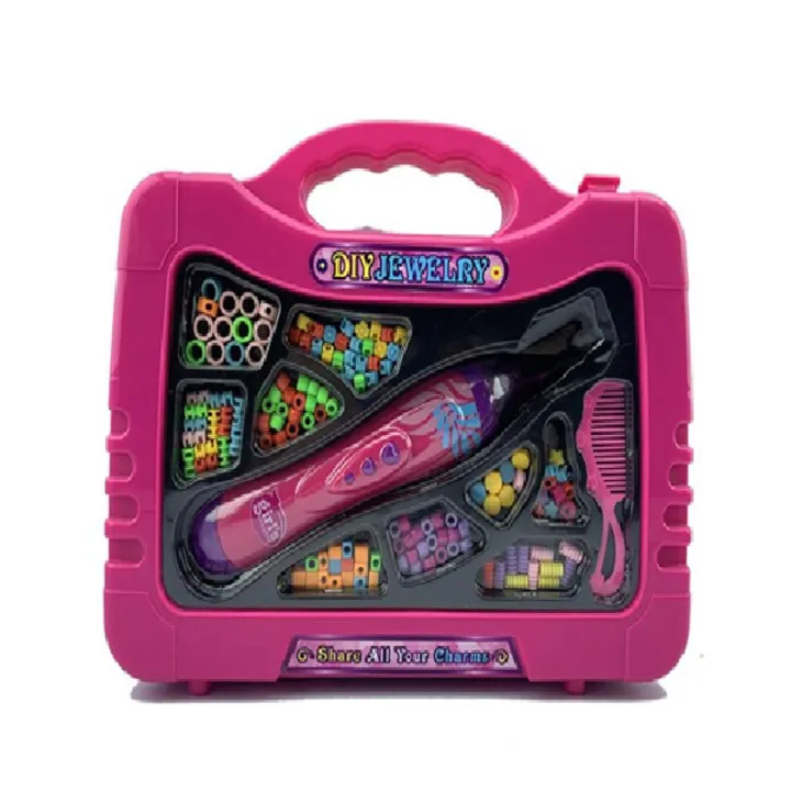 Girl's Creator Fashion Hair Bread Set, Beads braiding kit for kids ...