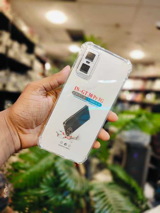 For Infinix GT 30 Pro Edge-Reinforced Shockproof Cushion Back Clear ...
