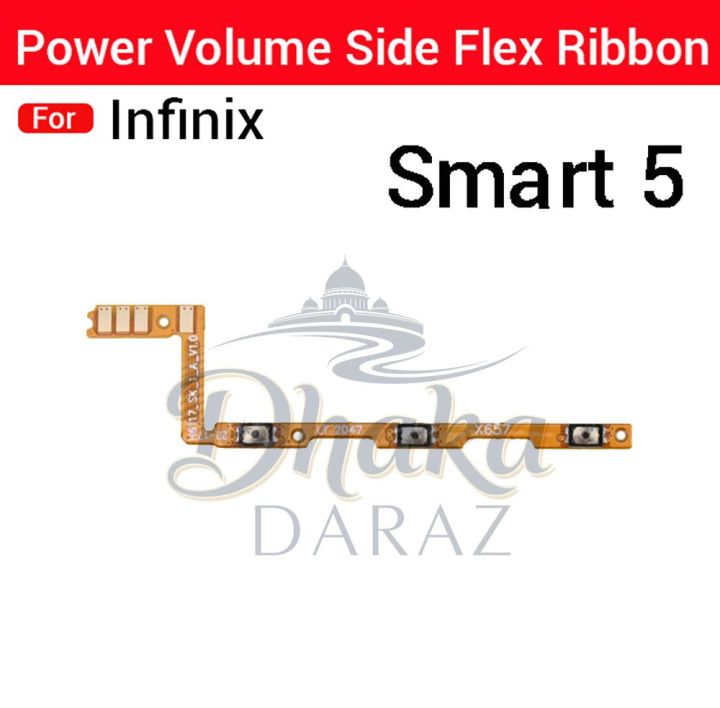 Infinix Smart 5 Power and Volume Button Flex Cable Ribbon Replacement ...