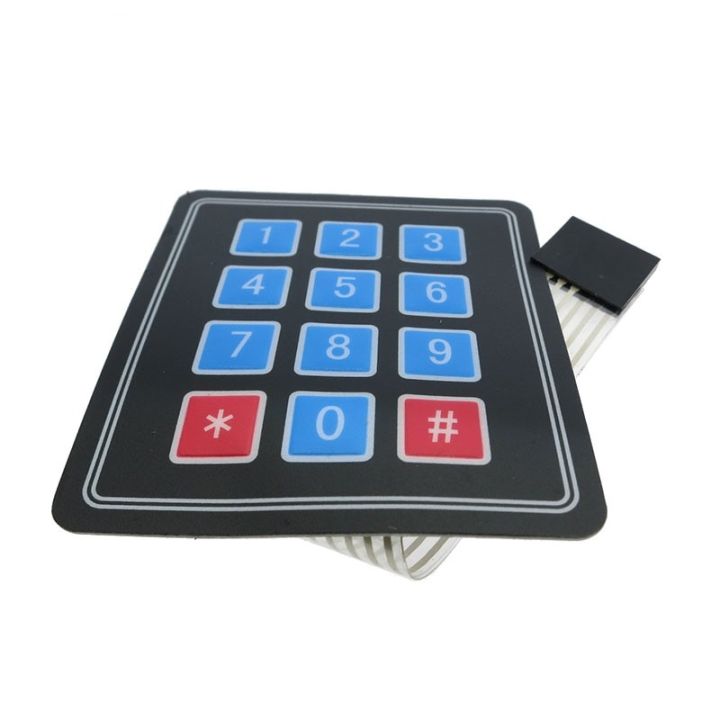 3*4 Matrix Array/Matrix Keyboard 12 Key Membrane Switch Keypad For ...