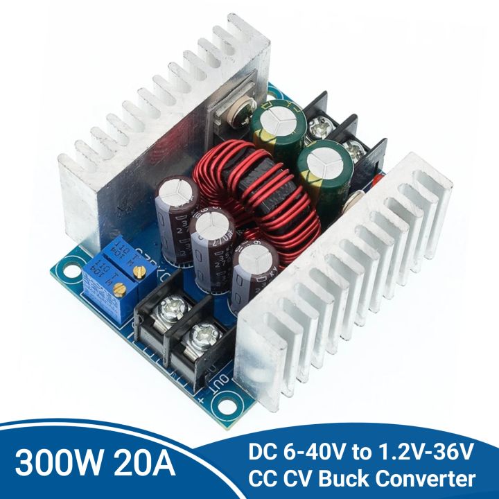 300W 20A DC-DC CC CV Buck Converter Step Down Module Constant Current LED Driver Power Step Down ...