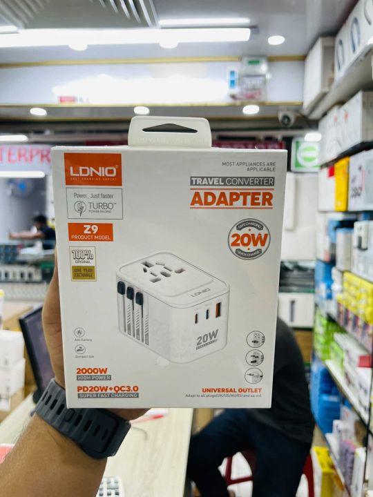 LDNIO Z9 20W GaN Travel Adapter | Daraz.com.bd
