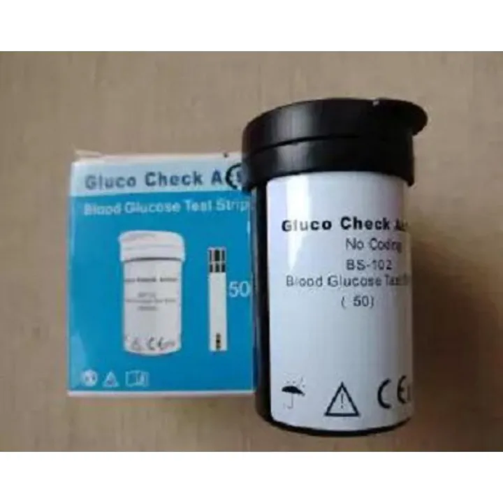Gluco Check Active Diabetes Test Strip Blood Glucose Test strip 100 pcs ...
