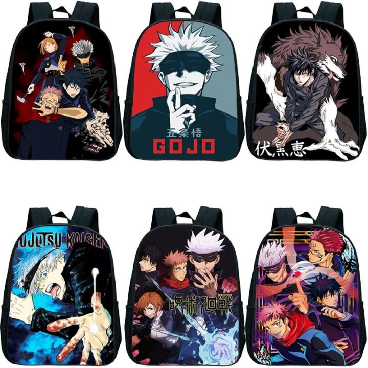 Anime Jujutsu Kaisen Kindergarten Backpack Waterproof Kids School Bag ...