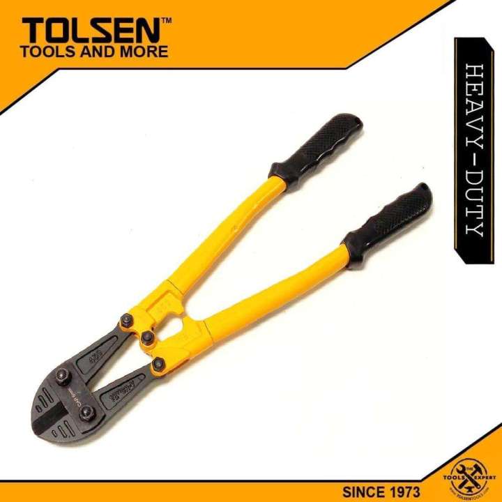 TOLSEN 10243 18" Bolt Cutter ( 18 inch, 450 mm ) Rubber Grips Heavy ...