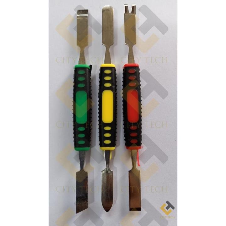 Universal Stainless Steel 3 Pcs Crowbar Boot Stick Opener For Mobile ...