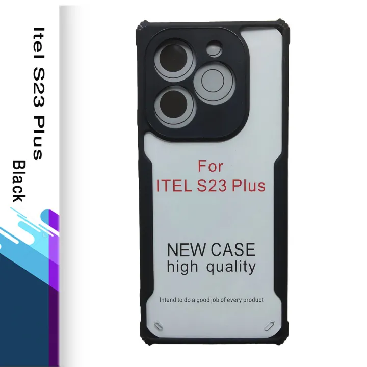 Yonpor HS series Case For itel S23 Plus - Crystal Clear Soft TPU Ultra ...