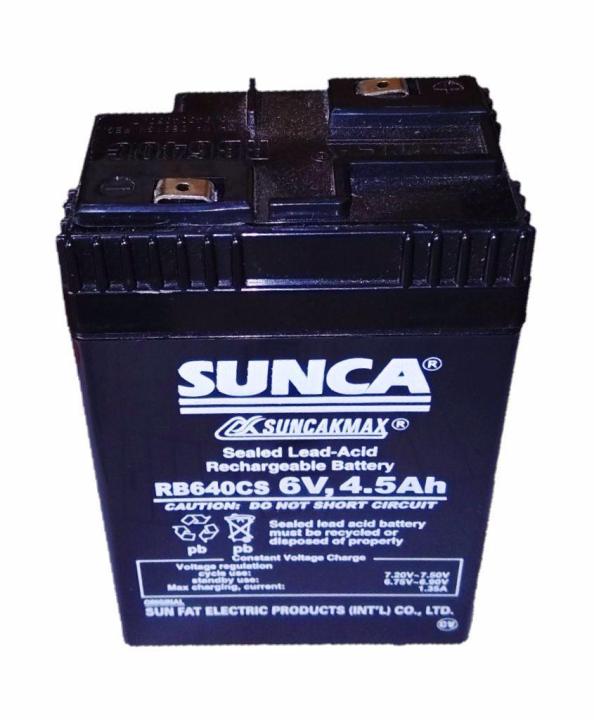 Sunca Sealed Lead-Acid Rechargeable Battery 6V 4.5Ah | Daraz.com.bd
