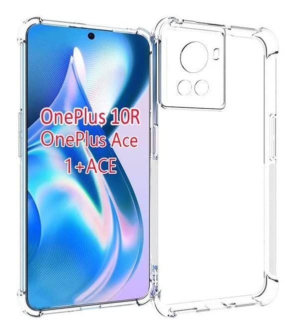 OnePlus 10R/ACE 5G Soft TPU Back Cover Shockproof Silicone Bumper ...