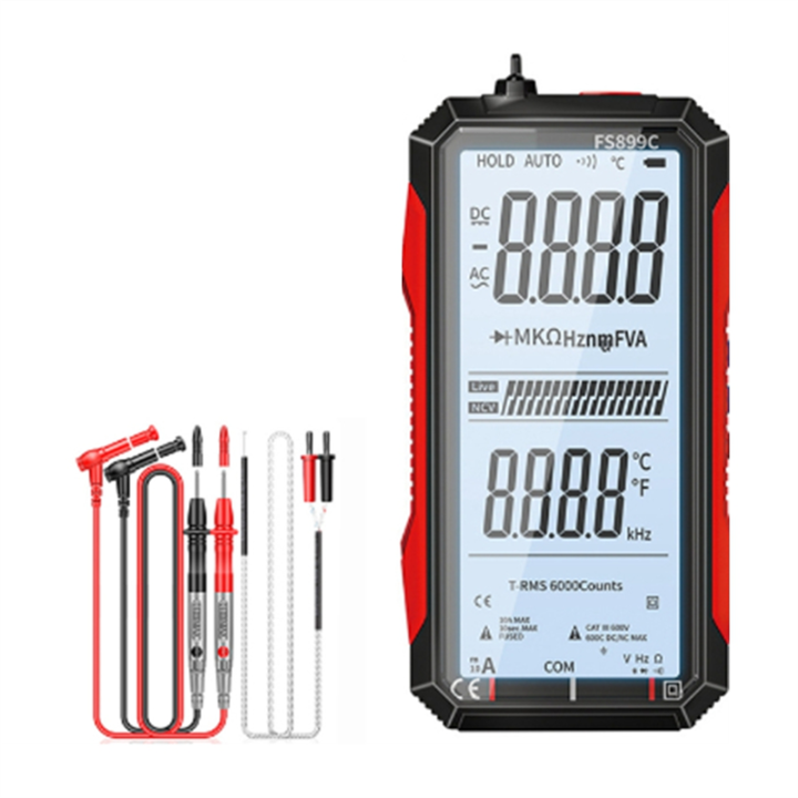 Digital Multimeter Tester Plastic Multimeter Tester 4.7Inch Screen ...