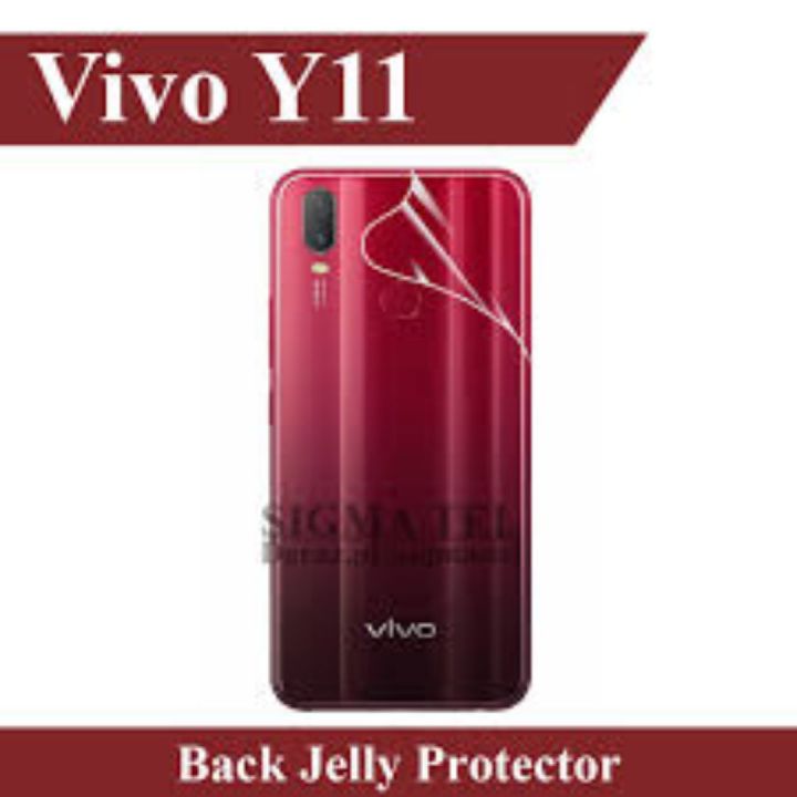 Vivo Y11 Hydrogel Back Poly - Transparent | Daraz.com.bd