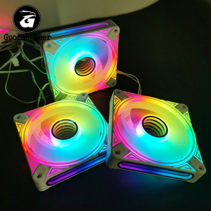 DM1 Cooler Fan ARGB PC CPU Silent Case Luminous Fan 4.72” Cooling PC ...