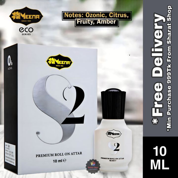 Meena S2 Attar Premium Roll On Perfume (Made In India) 10ML | Daraz.com.bd