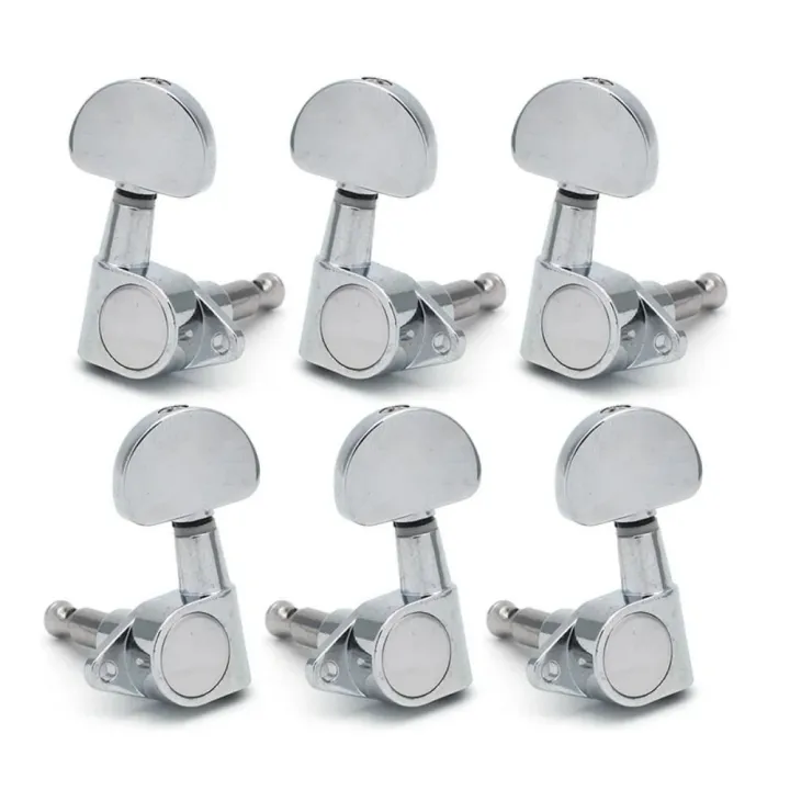 6Pcs Durable 3 Left/Right Machine Heads Guitar String Tuning Pegs with ...