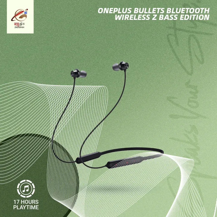 OnePlus Bullets Bluetooth Wireless Z Bass Edition in Ear Earphones with ...