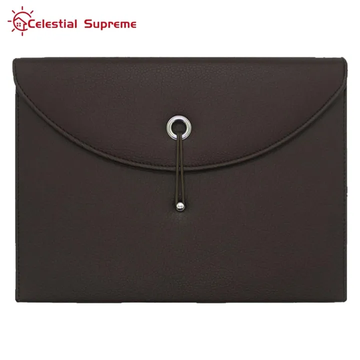Document Folder Portable Faux Leather File Organizer | Daraz.com.bd
