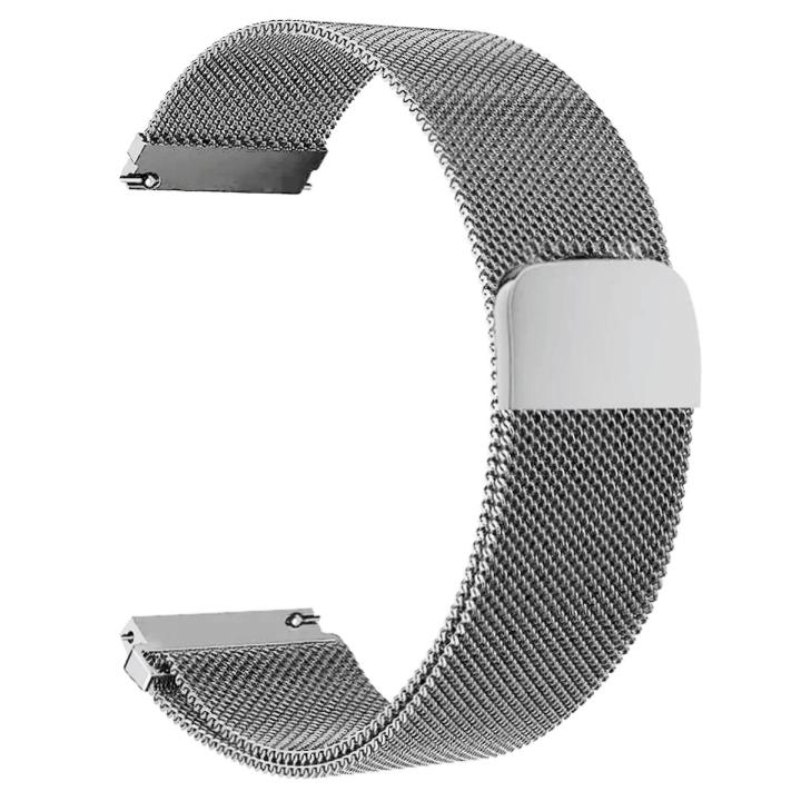 22mm Magnetic Loop Stainless Steel Metal Watch Belt Wristband Strap ...