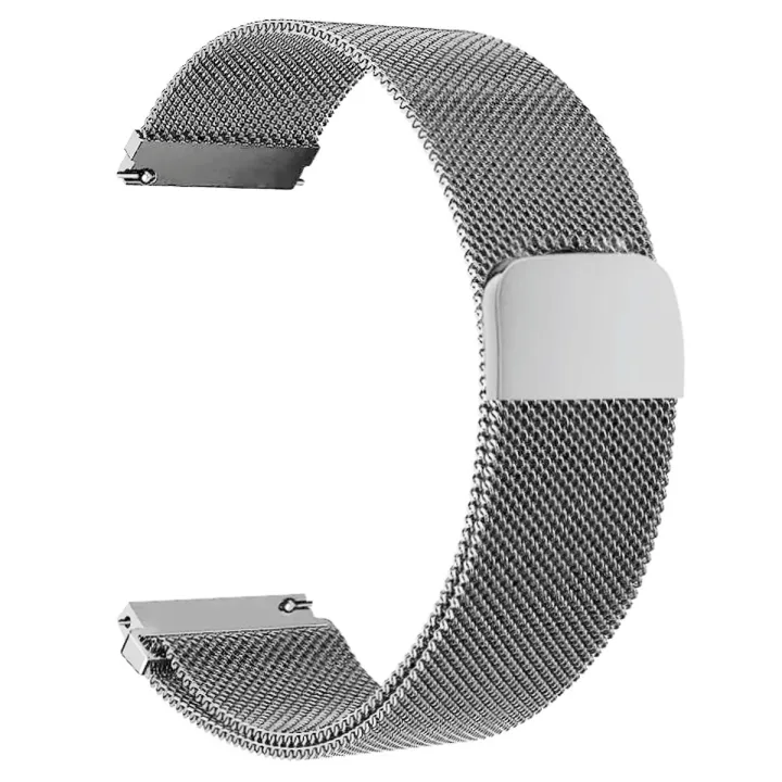 22mm Magnetic Loop Stainless Steel Metal Watch Belt Wristband Strap ...