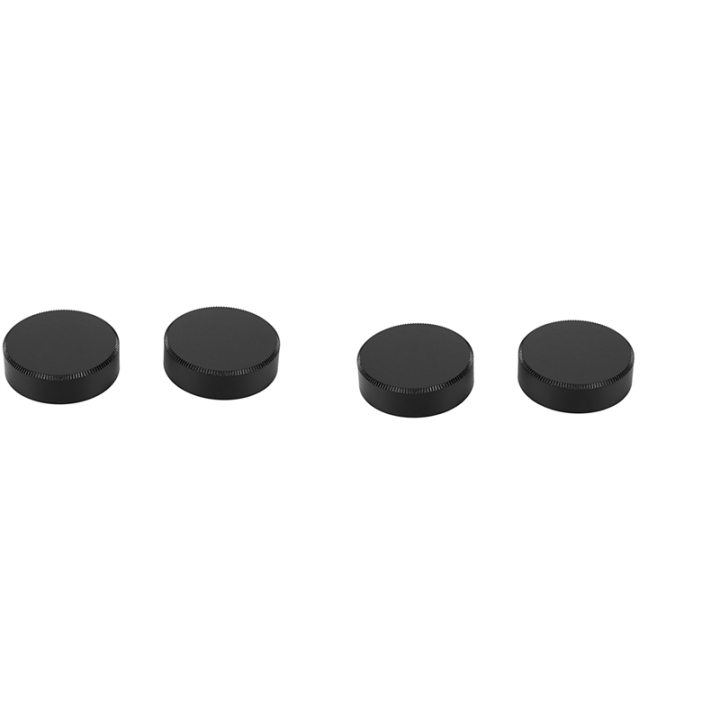 4Pcs Metal C Mount Rear Lens Cover Cap for CCTV (Black) | Daraz.com.bd