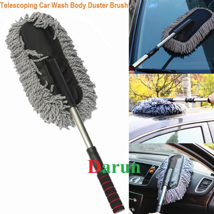 Large Microfiber Car Wash Body Duster Brush, Dirt Dust Mop Cleaning ...