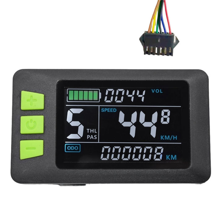 1 Piece P3C LCD Display Dashboard Meter Colorful Screen 24V-60V ...