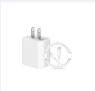 20W USB-C Power Wall Charger Adapter with Type C to Lightning cable ...