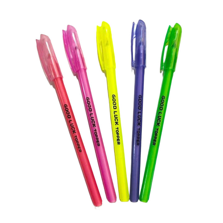 Good Luck Topper Pen 12pcs | Daraz.com.bd
