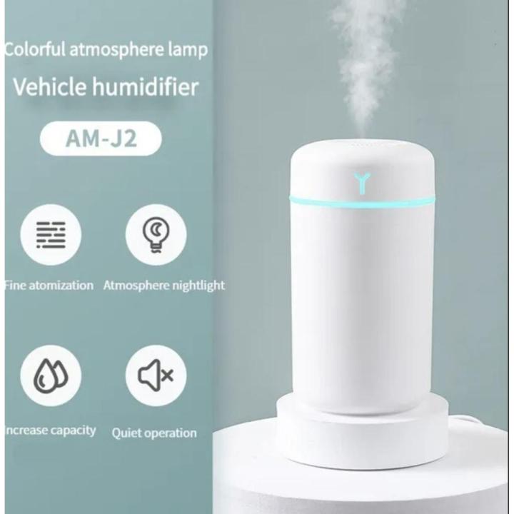 Portable 390ml Air Humidifier Aromatherapy Humidificador For Home Car ...