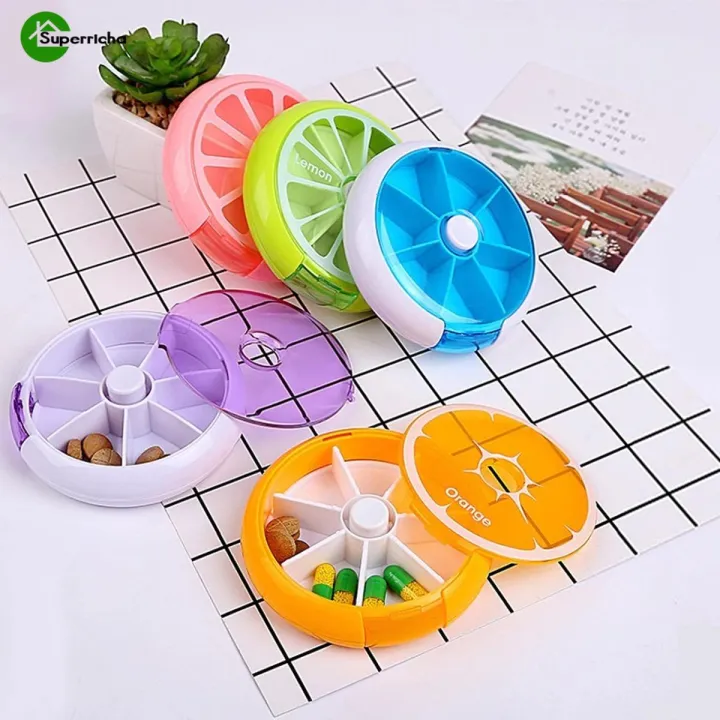 Cute Creative Fruit Shaped Travel Portable Medicine Box / Stylish Mini ...