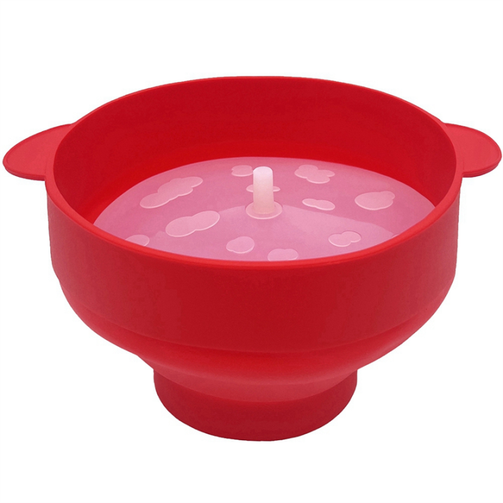 1 Pcs Popcorn Popper Silicone Popcorn Maker Collapsible Popcorn Bowls Popcorn Container With