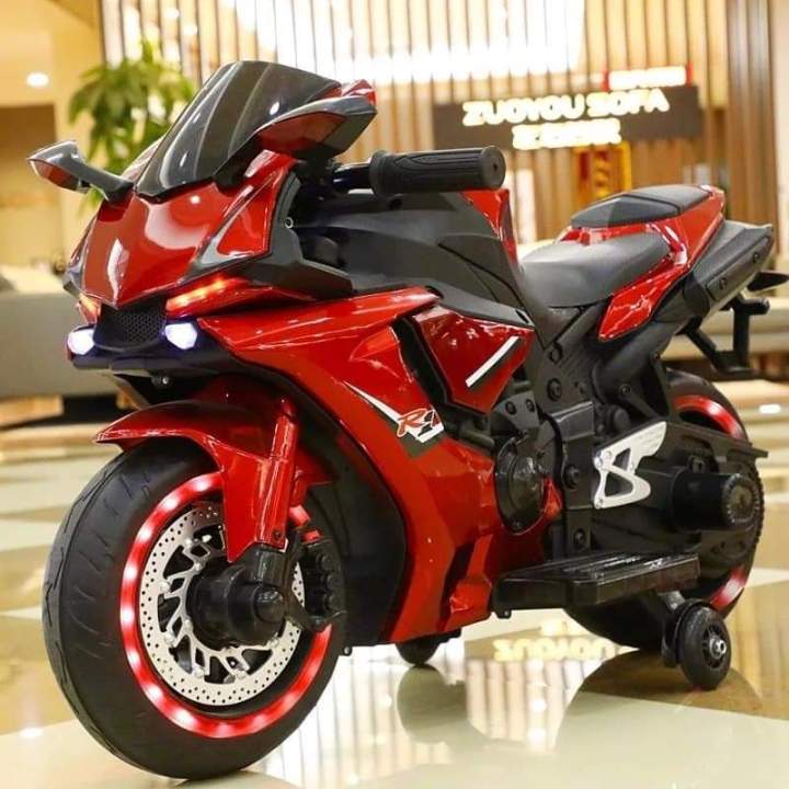 Battery Operated Ride on Bike R1 with Hand Accelerator and Foot Brake ...