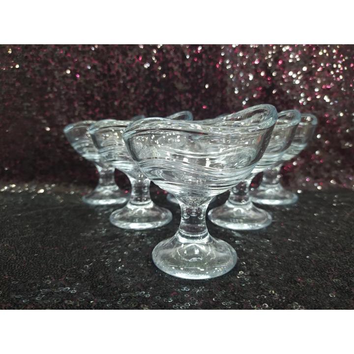 Great And Beautiful 6 Piece Ice Cream Cup Set, 6 Piece Glass Firni Set ...