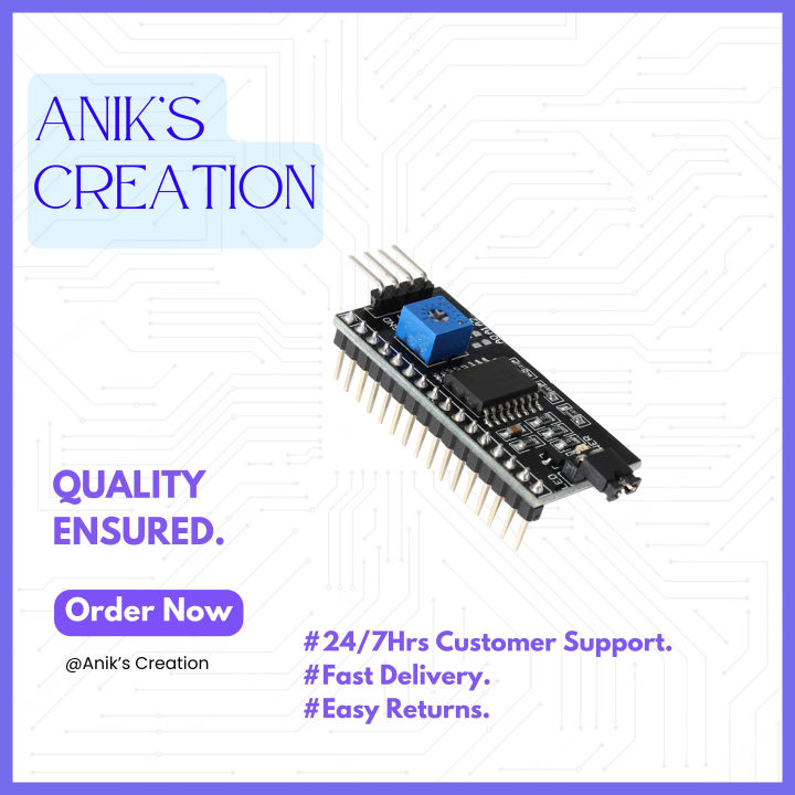 IIC I2C TWI SPI Serial Interface Board Module 5V 4Pin Serial Board ...