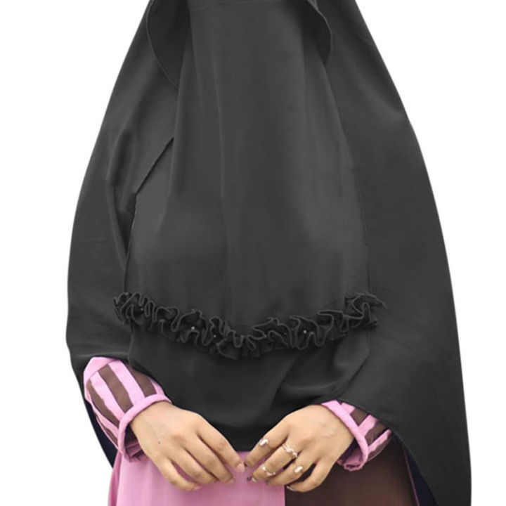 Crown Hijab 2 Part Instant Ready Hijab with Niqab for Woman - Hijab ...