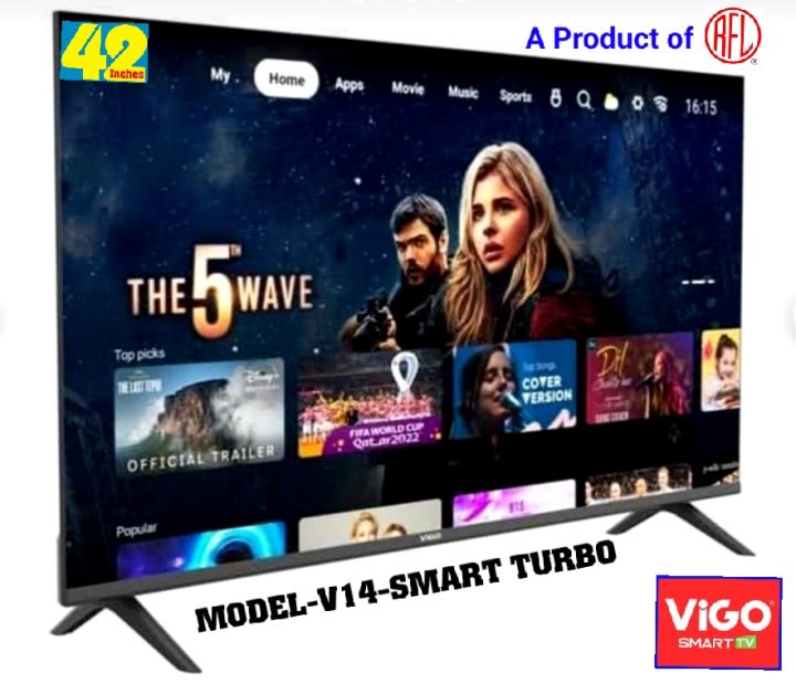 VIGO 42" LED TV V-14 SMART TURBO | Daraz.com.bd