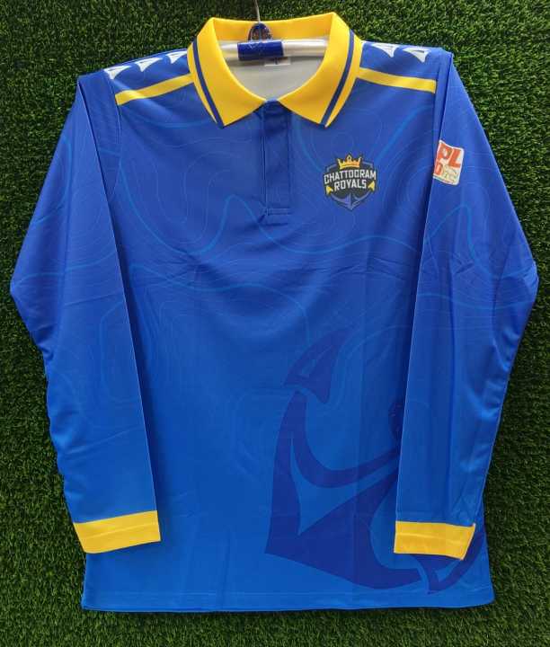 Chattogram Royals Full Sleeve Premium Polo Jersey - BPL 2026 | Daraz.com.bd