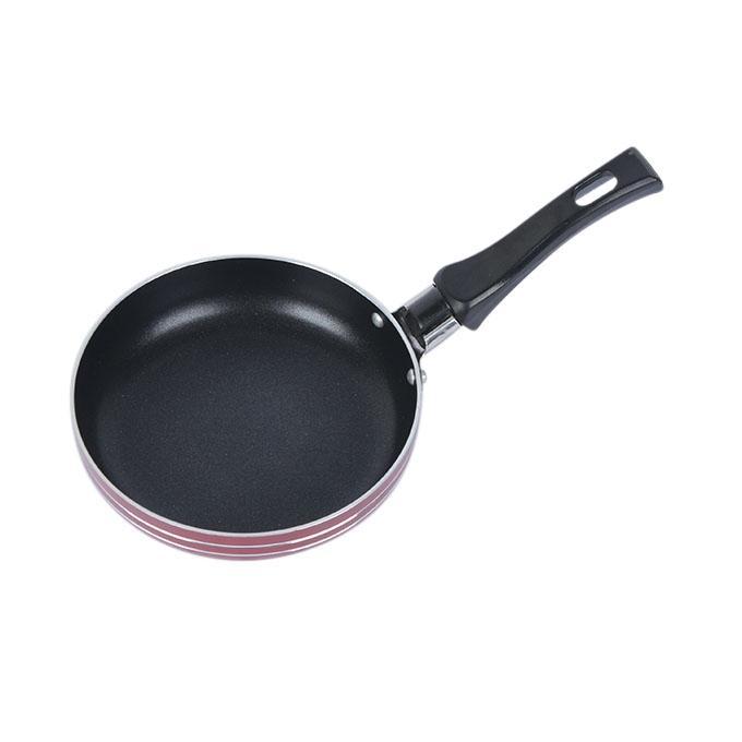 Taj Non-Stick Frying Pan 18 cm - Black and Red | Daraz.com.bd