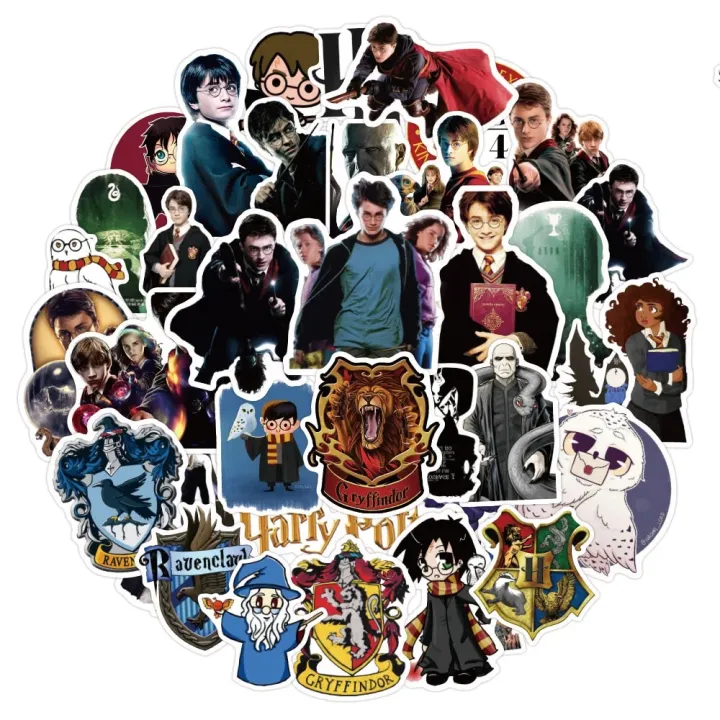【Lejia】Cartoon HP Pottes Classic Harries Stickers Luggage Decals ...