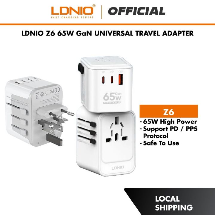 Ldnio 20W Fast Charging Universal Travel Adapter | Daraz.com.bd