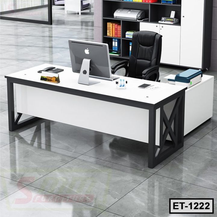 Minimalist Modern Manager Table, Boss Executive Desk ET-1222 | Daraz.com.bd