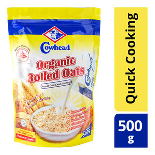 Cowhead Baby Oats Instant Organic Rolled Oats - 500gm | Daraz.com.bd