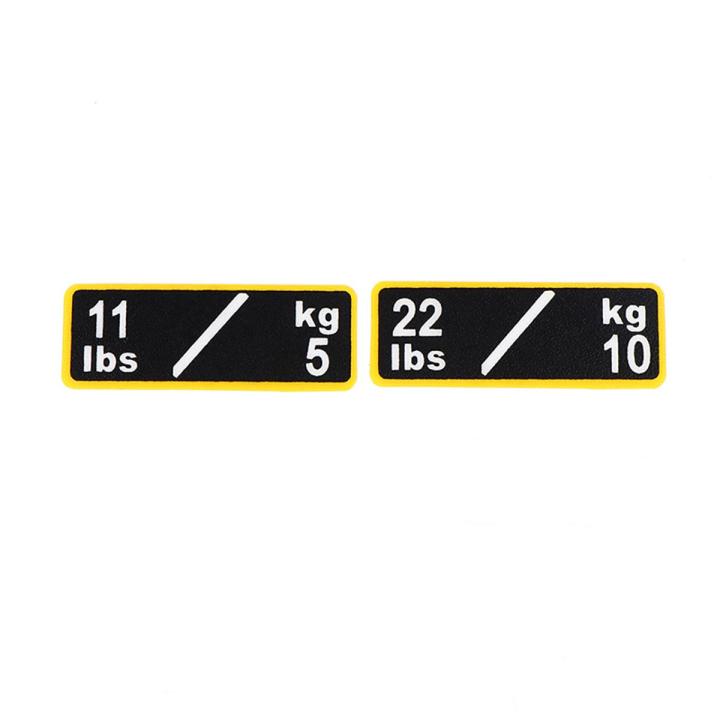 1sheet Weight Sticker Labels for Gym Equipment Accessories Power ...