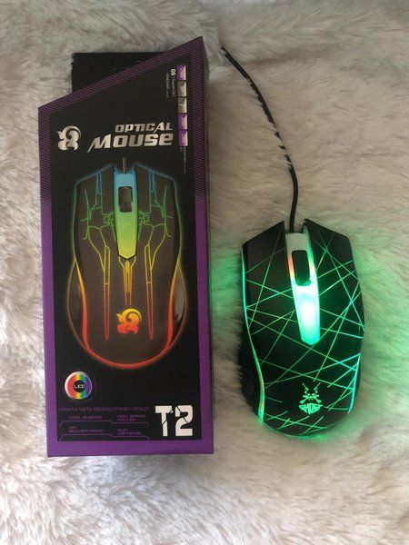 Optical LED Gaming Mouse T2 | Daraz.com.bd