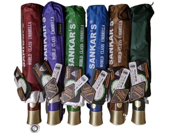 Shankar Auto Open 8 Spoke world class Heavy duty Umbrella ( Multi color ...