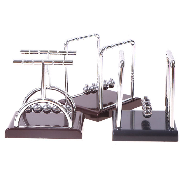 Crafts Newton's Cradle Desk Table Decor Metal Pendulum Ball Physics ...